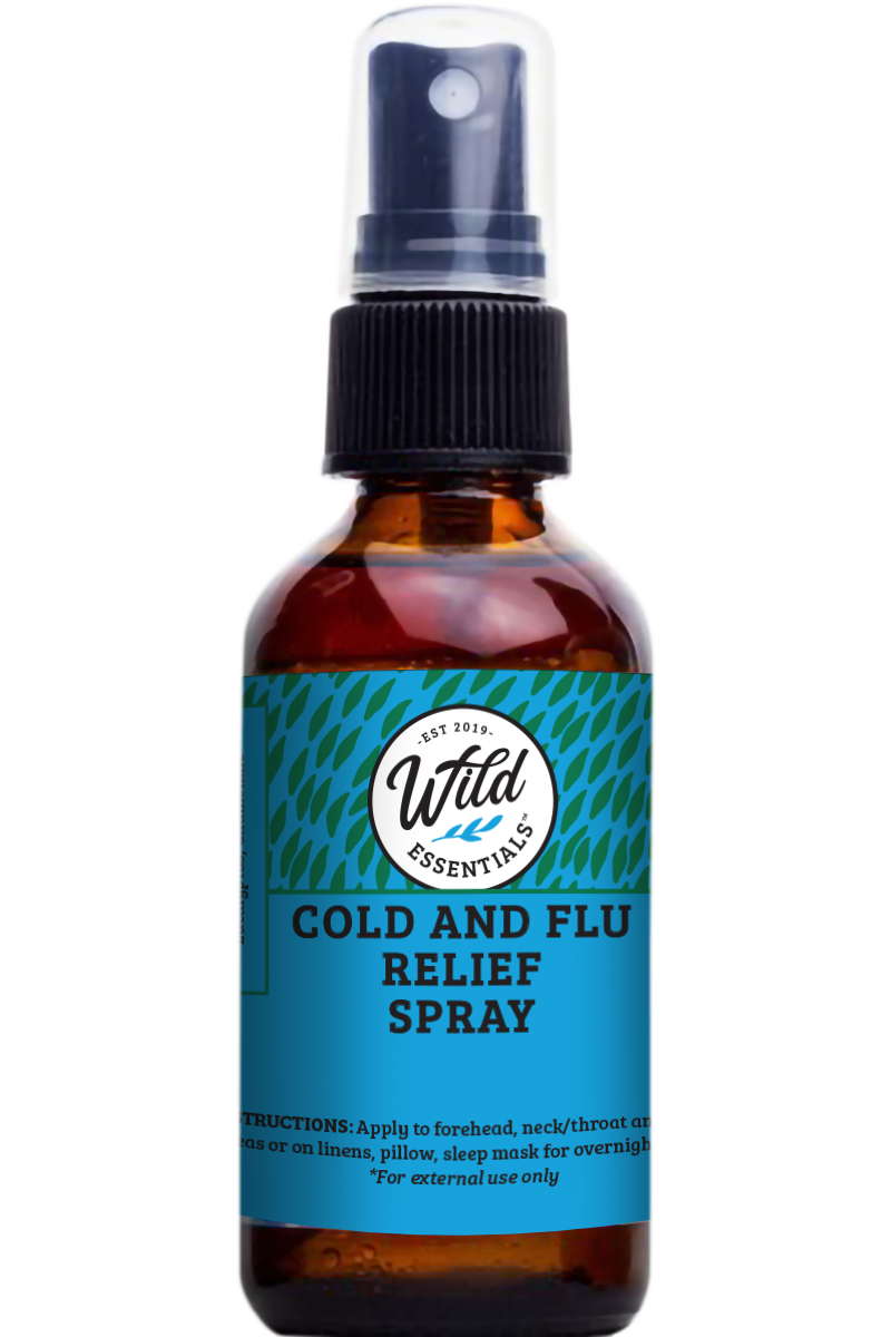"Cold and Flu Relief" Soothing Body Spray - 2 oz./60ml — Wild ...