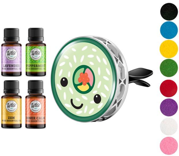 Car Vent Diffusers With Oils SUSHI ROLL — Wild Essentials LLC.
